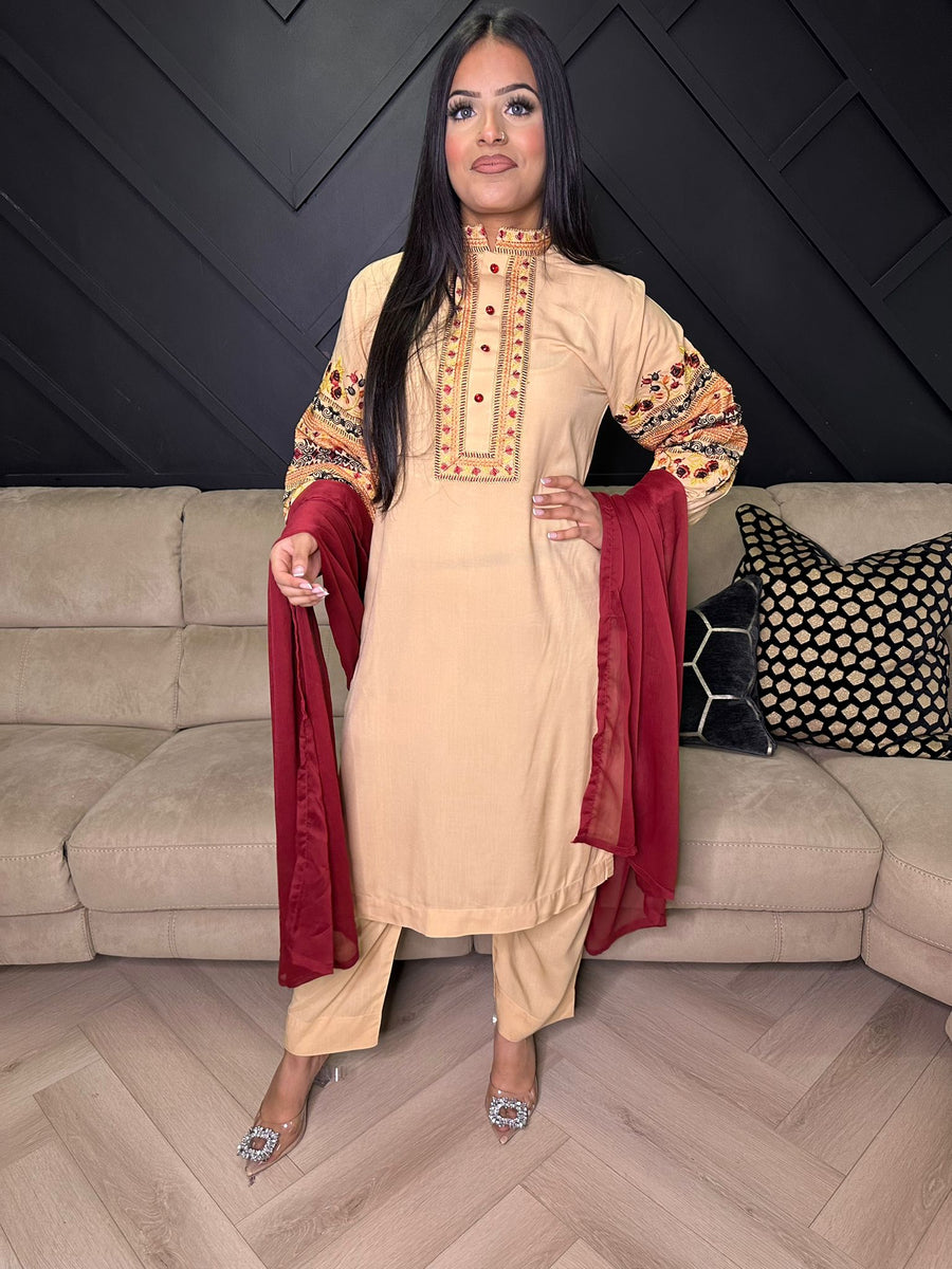 Lana - Light Beige U2-C3 – Zee Boutique