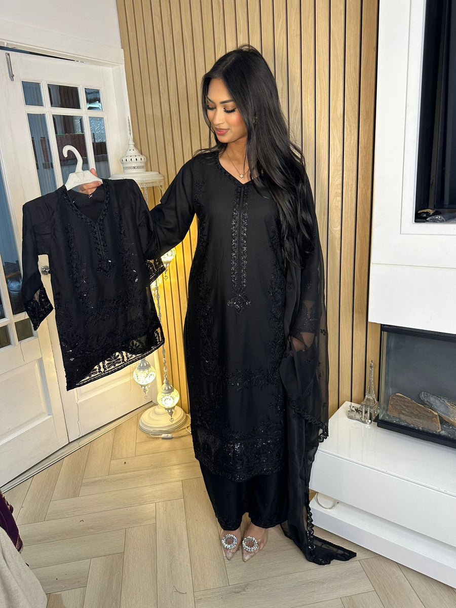 Haleema 3pc Mother & Daughter D2-G5 – Zee Boutique