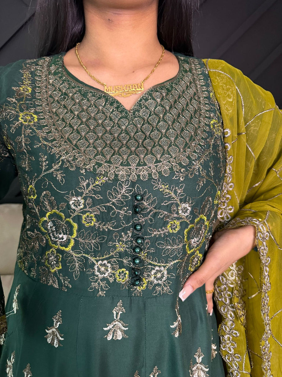 Maria B Inspired M&D - Green U3-P5 – Zee Boutique