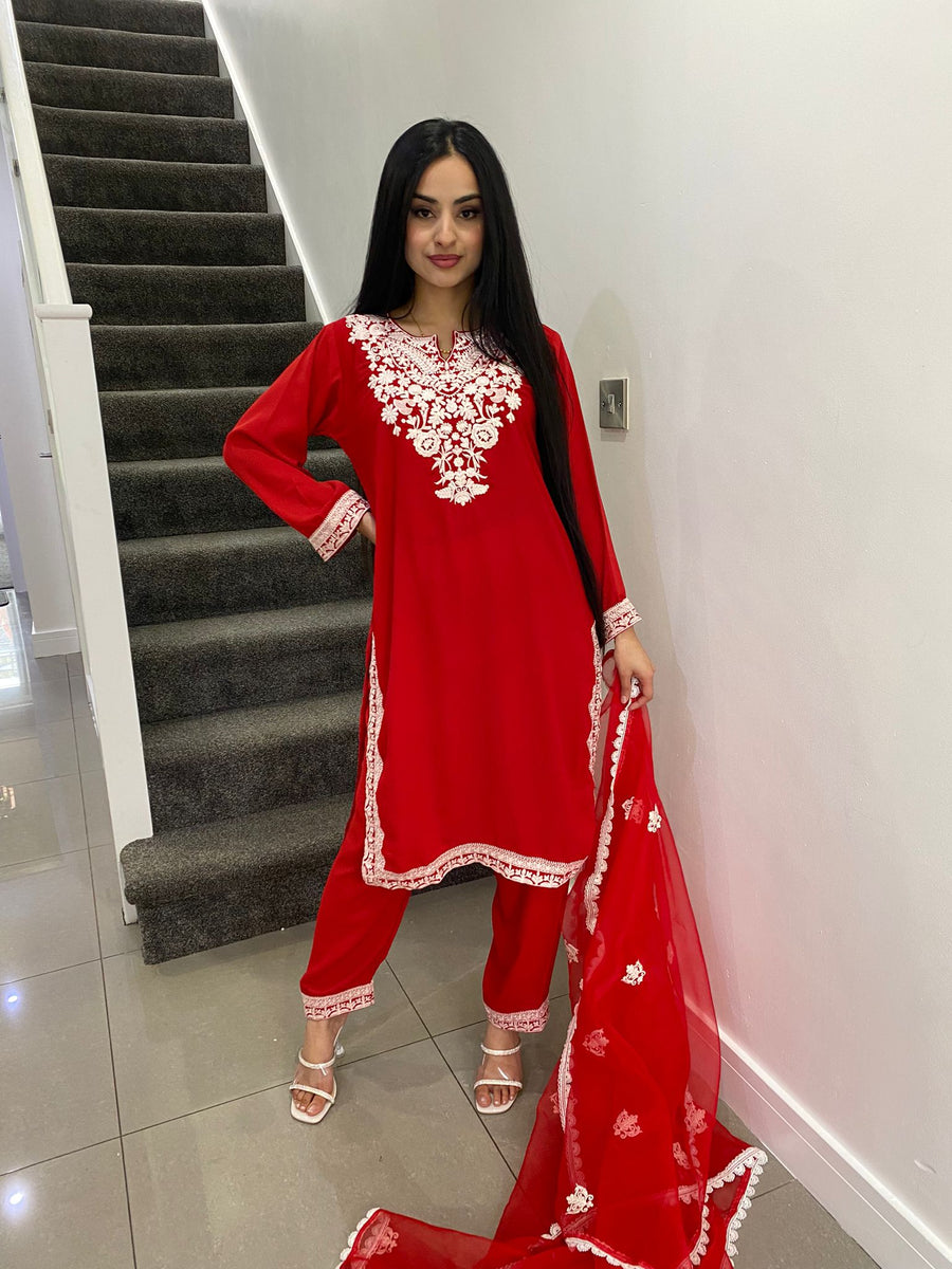 Sabina - Red – Zee Boutique